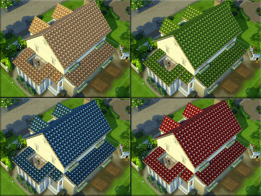 The Sims Resource - MB-Iridescent_ Rounded_Roof