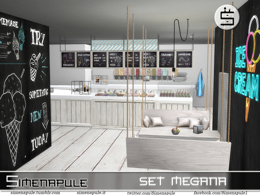 The Sims Resource - Ice Cream Shop Megana - Part 1