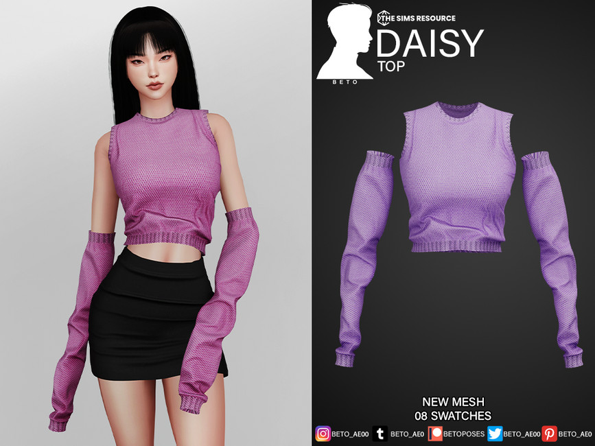 The Sims Resource - Daisy (Top)