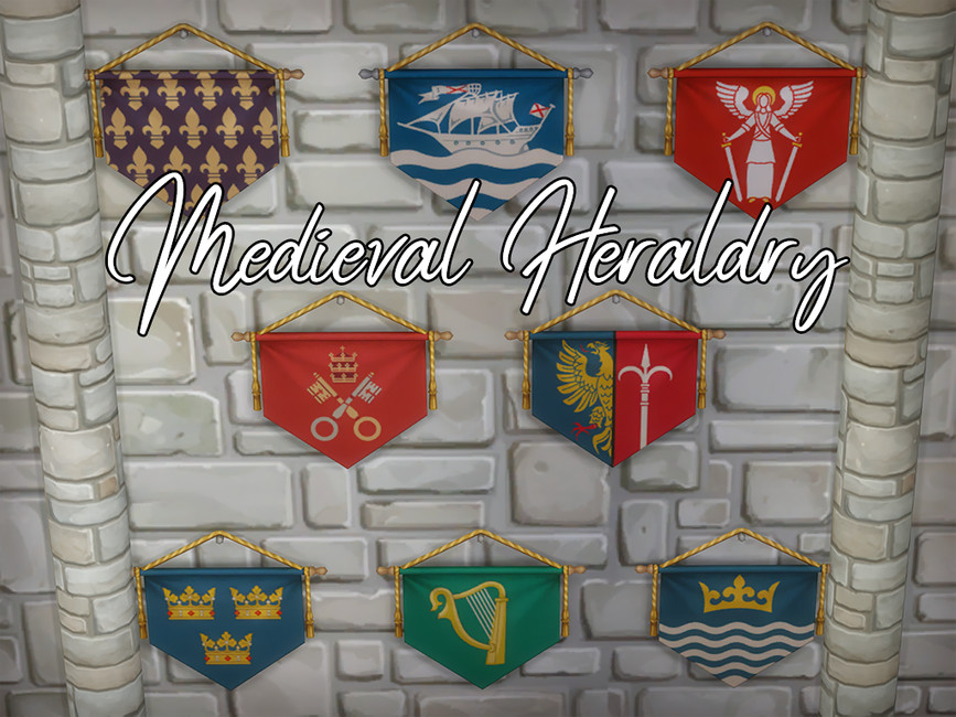 The Sims Resource - Medieval Heraldry