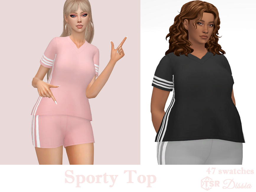 The Sims Resource - Sporty Top