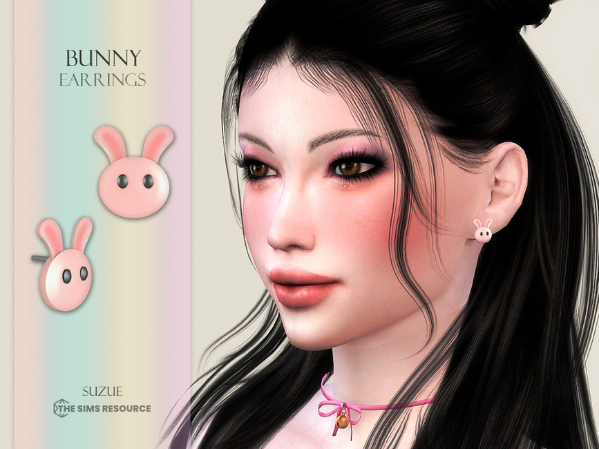 The Sims Resource - Bunny Earrings