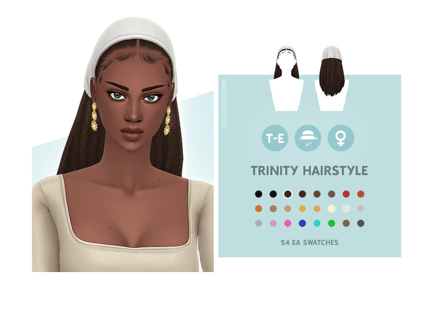 The Sims Resource - Trinity Hairstyle - V2