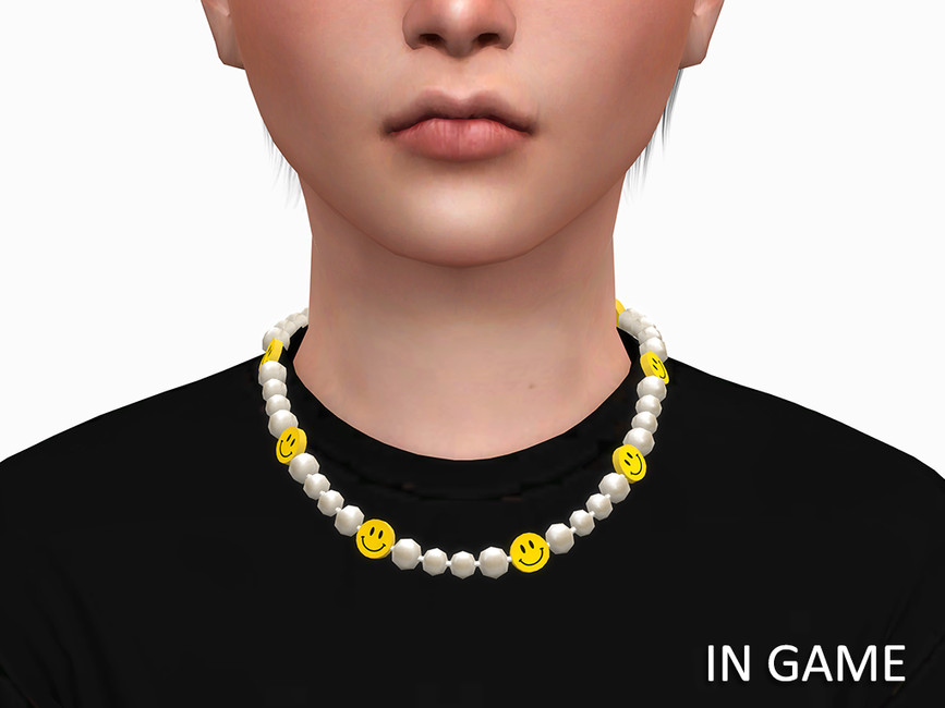 The Sims Resource - Smile Necklace for Children