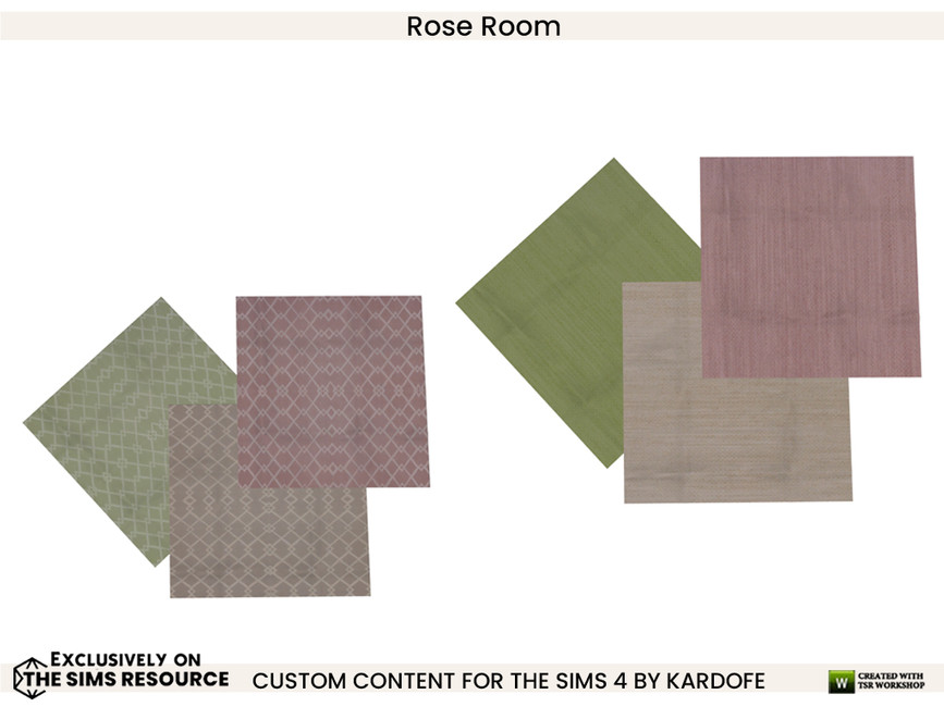 The Sims Resource - Rose Room Rug