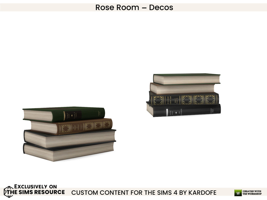 The Sims Resource - Rose Room Books 2
