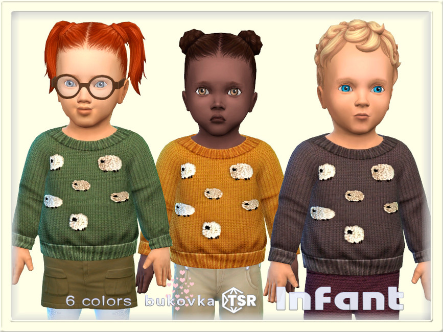 The Sims Resource - Infant Shirt Sheepl