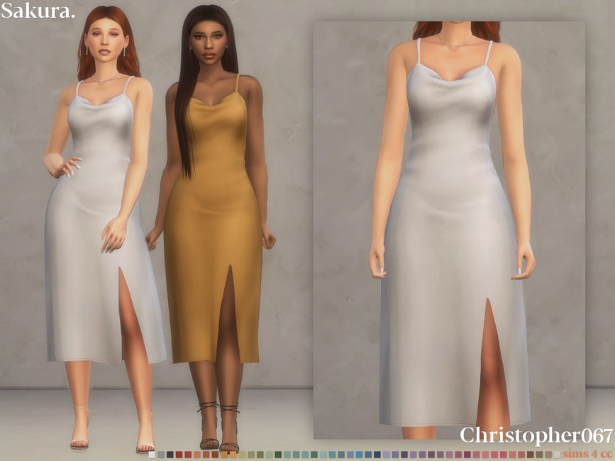 Sakura Dress - The Sims 4 Create a Sim - CurseForge