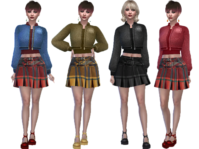 The Sims Resource | Cropped jacket (Recolor)