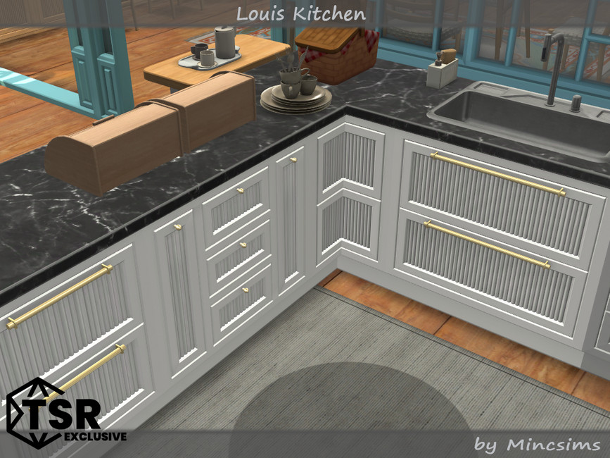 The Sims Resource - Louis Kitchen Set
