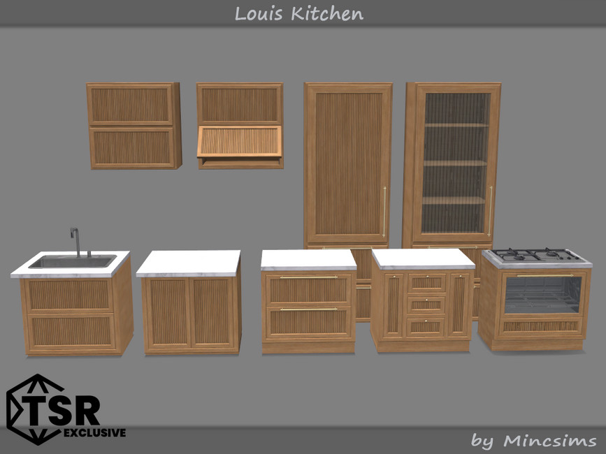 The Sims Resource - Louis Kitchen Set