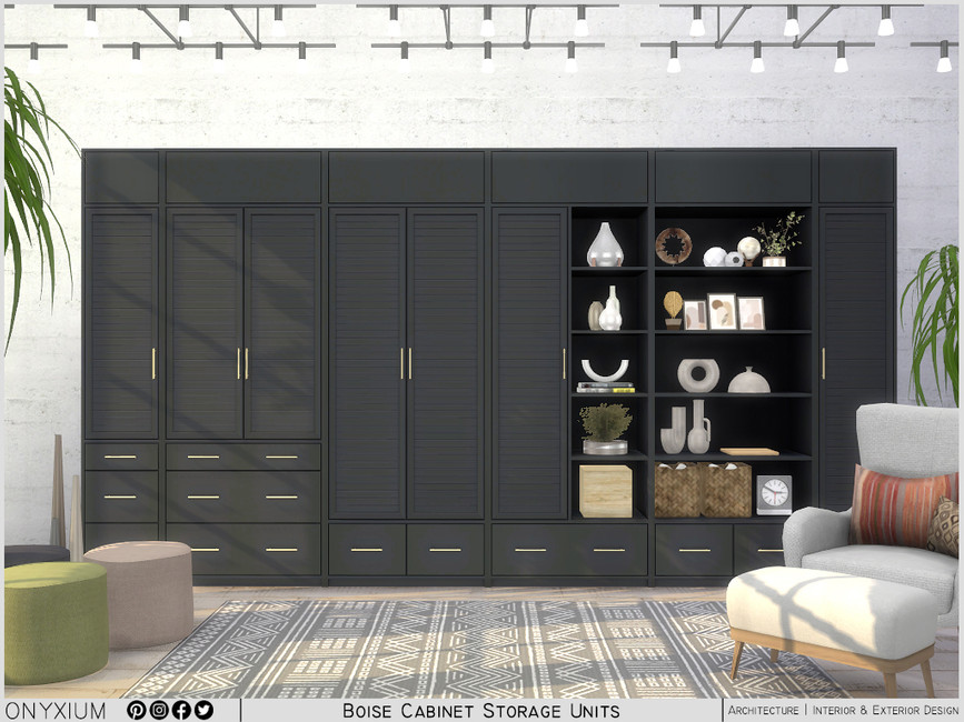 The Sims Resource - Boise Cabinet Storage Units