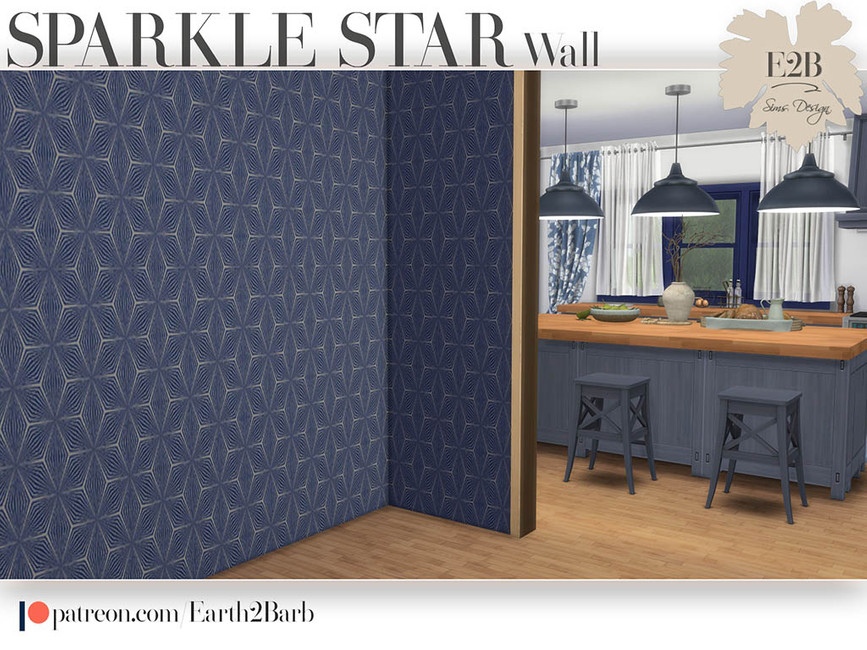 The Sims Resource - Sparkle Star Wall