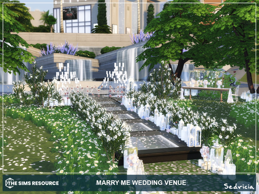 The Sims Resource - Marry Me Wedding Venue - CC TSR