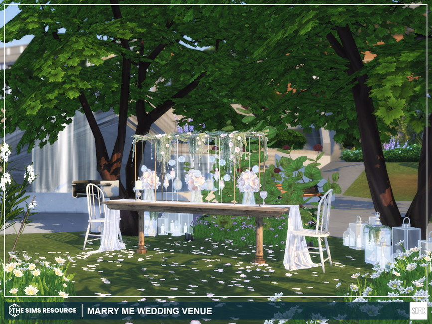 The Sims Resource - Marry Me Wedding Venue - CC TSR