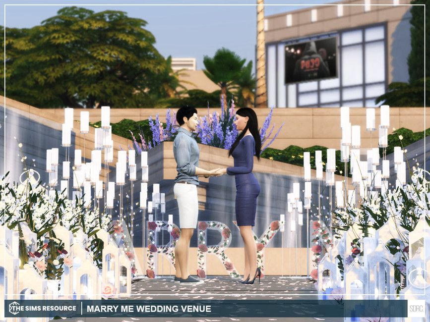 The Sims Resource - Marry Me Wedding Venue - CC TSR