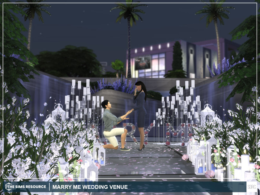 The Sims Resource - Marry Me Wedding Venue - CC TSR