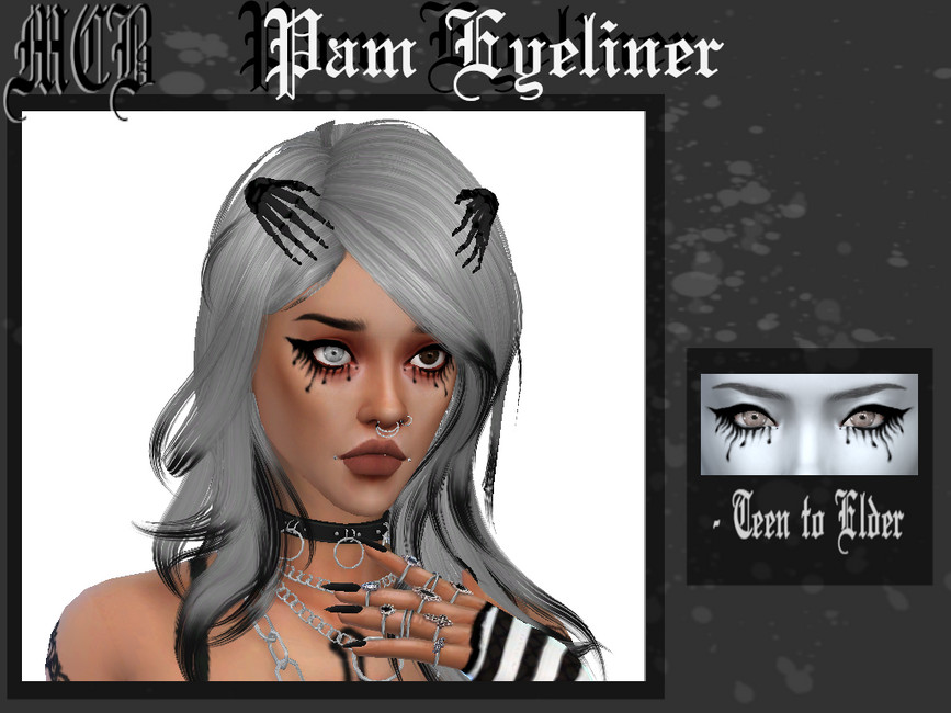 The Sims Resource - Pam Eyeliner