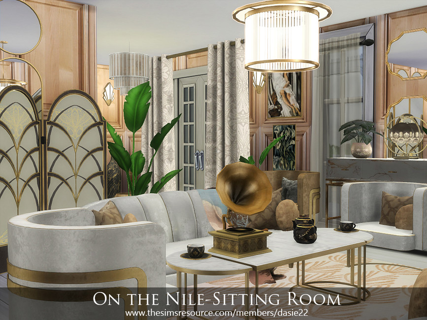 The Sims Resource - On the Nile-Sitting Room