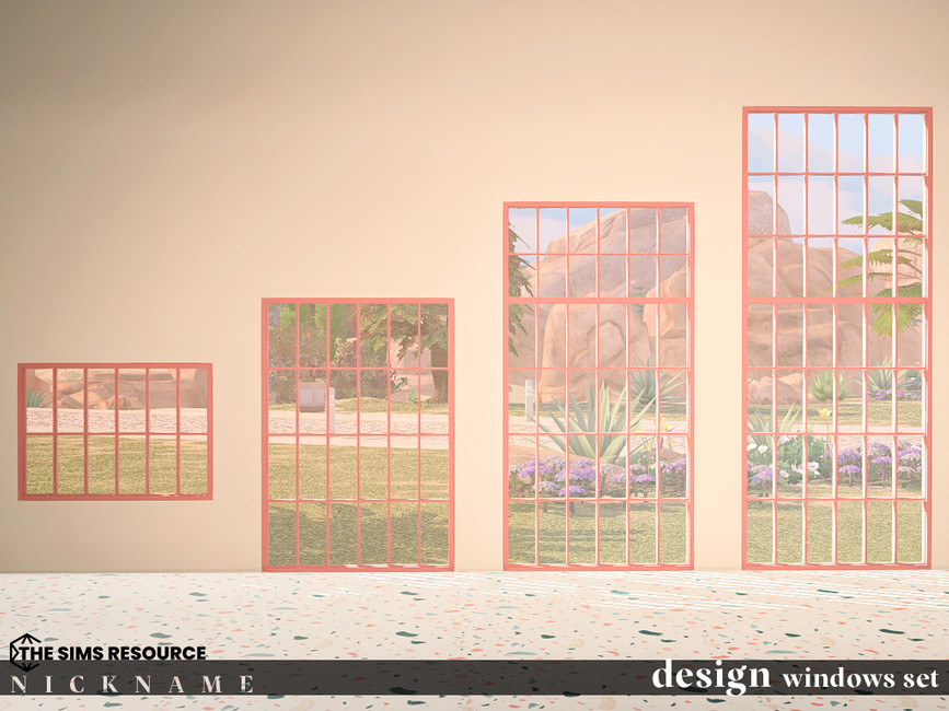 The Sims Resource - design windows set