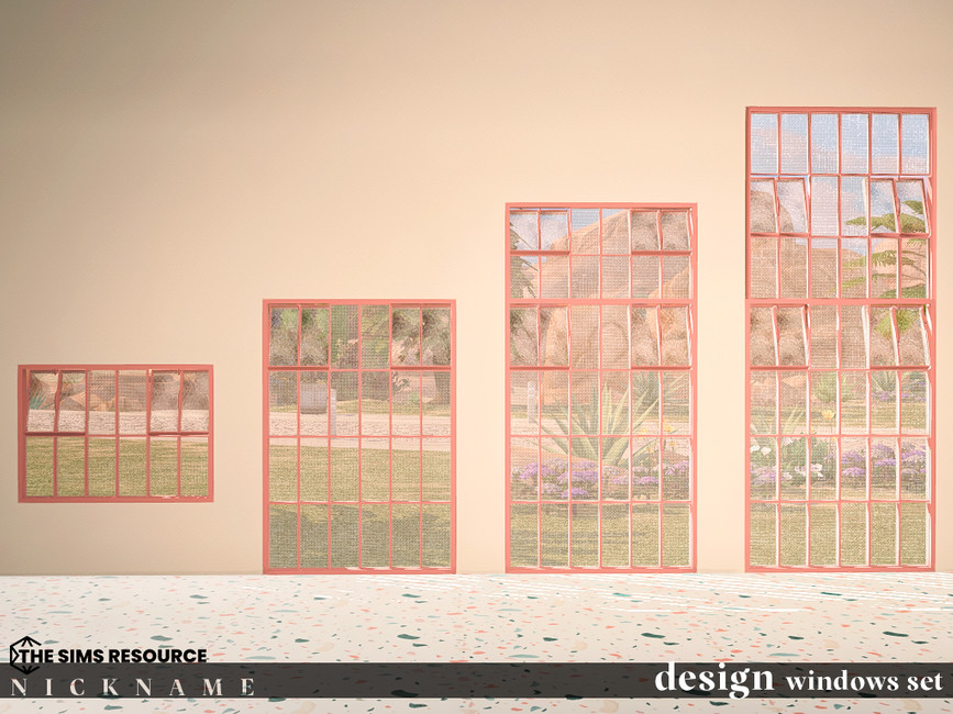 The Sims Resource - design windows set