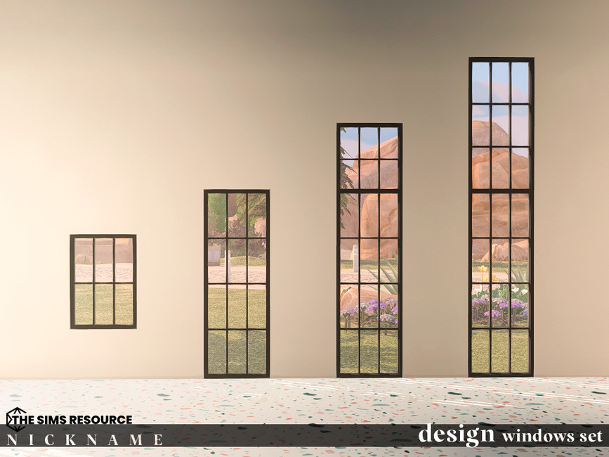 The Sims Resource - design windows set