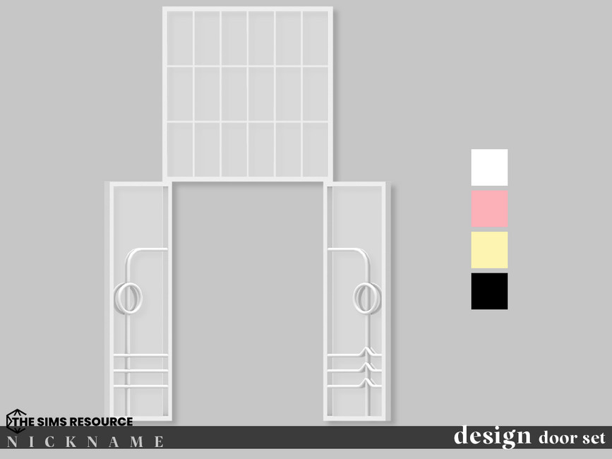 The Sims Resource - design door set_2x5