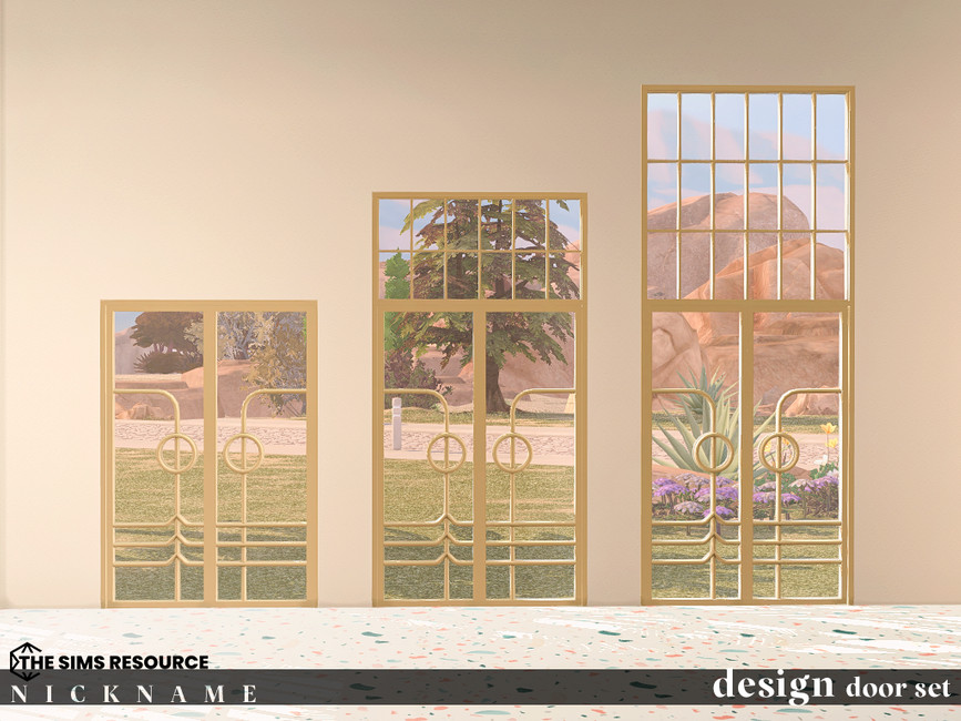 The Sims Resource - design door set