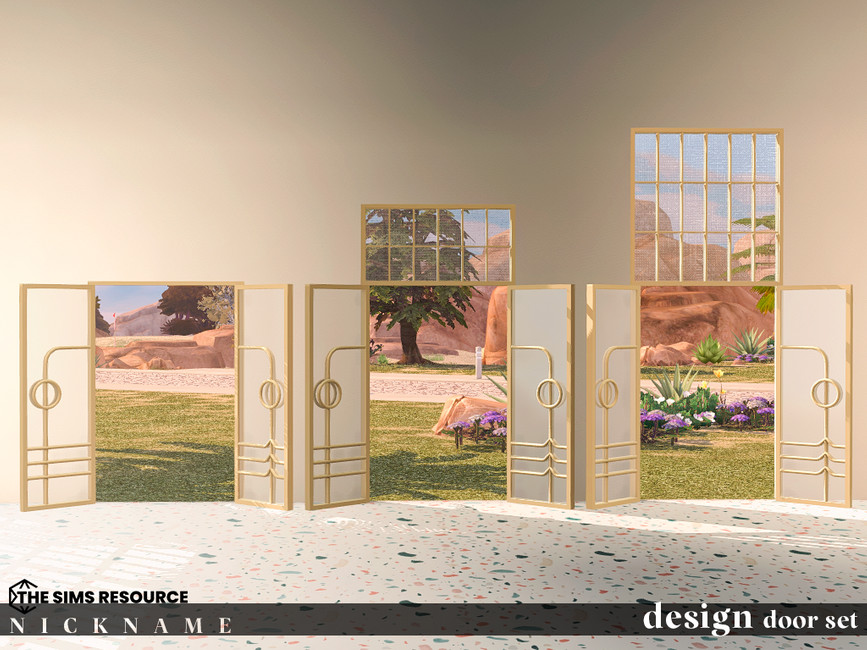 The Sims Resource - design door set