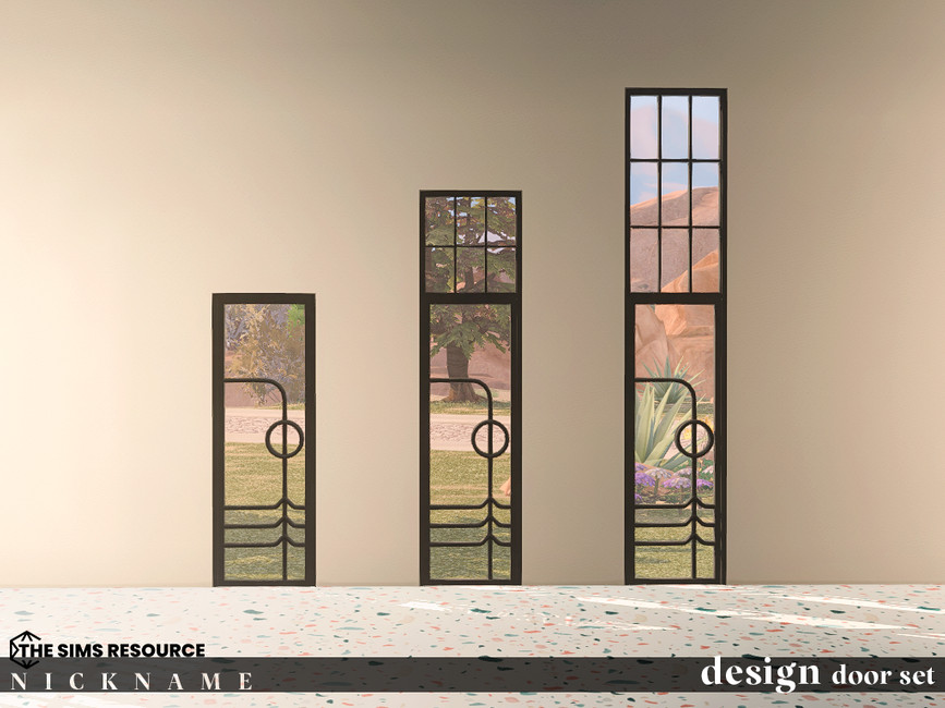 The Sims Resource - design door set