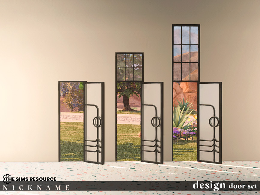 The Sims Resource - design door set