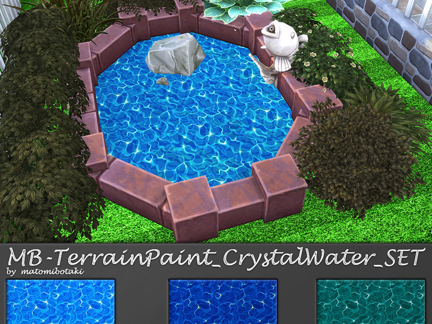 The Sims Resource - MB-TerrainPaint_CrystalWater_SET
