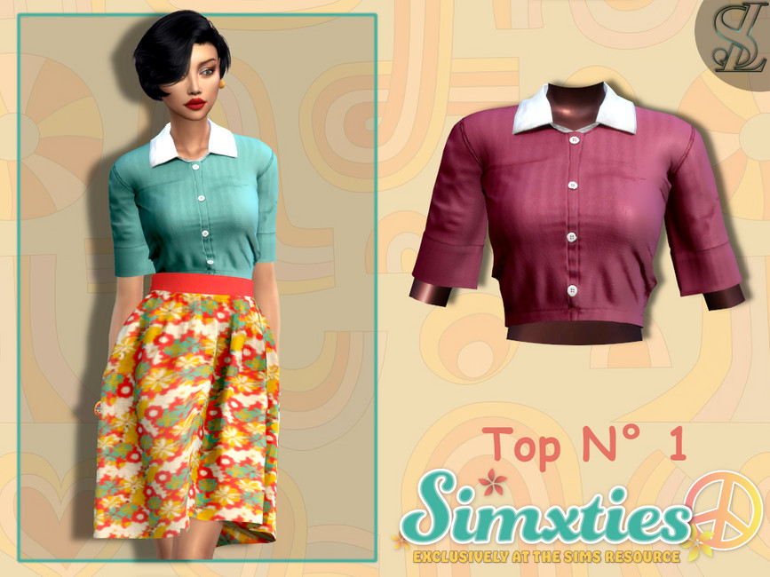 The Sims Resource - Simxties_SLCC_Top_1