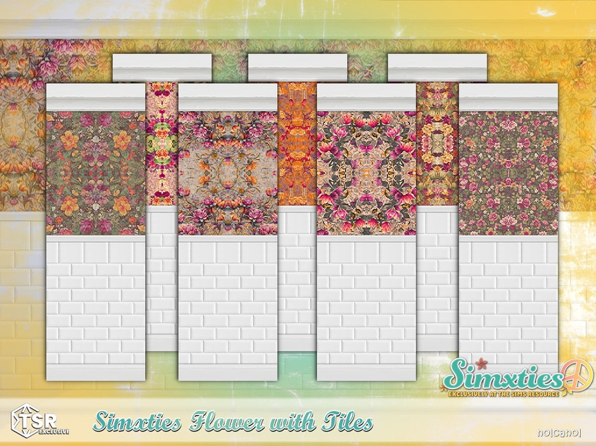 The Sims Resource - Simxties Flower with Tiles