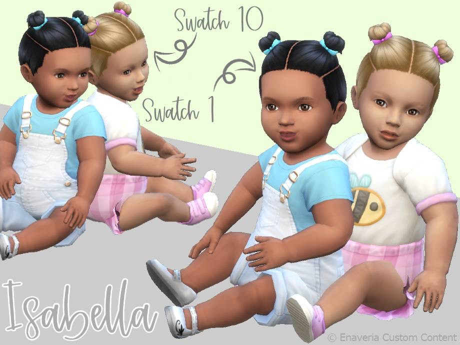 The Sims Resource | Isabella Infant Hairstyle