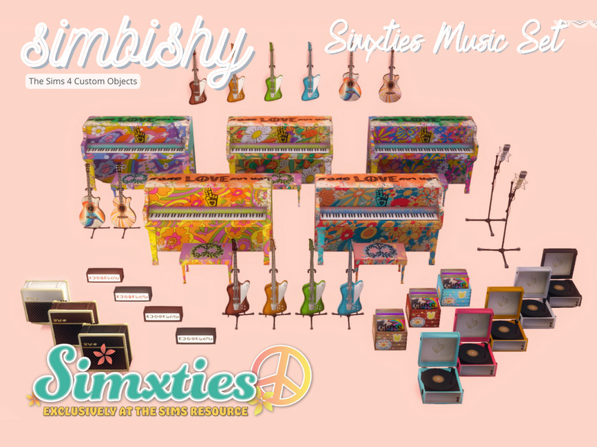 The Sims Resource - Simxties Music Set