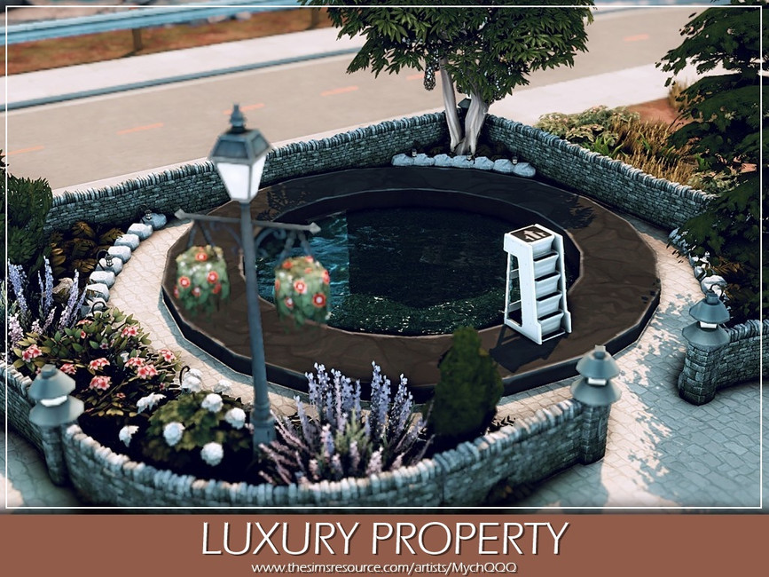 The Sims Resource - Luxury Property (unfurnished) - Shell