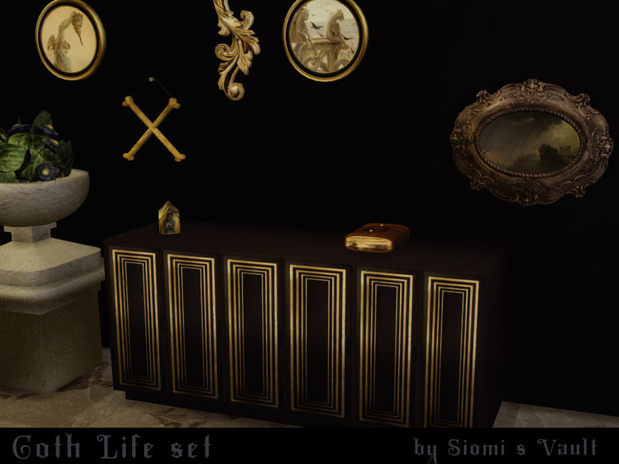 The Sims Resource - Goth life set