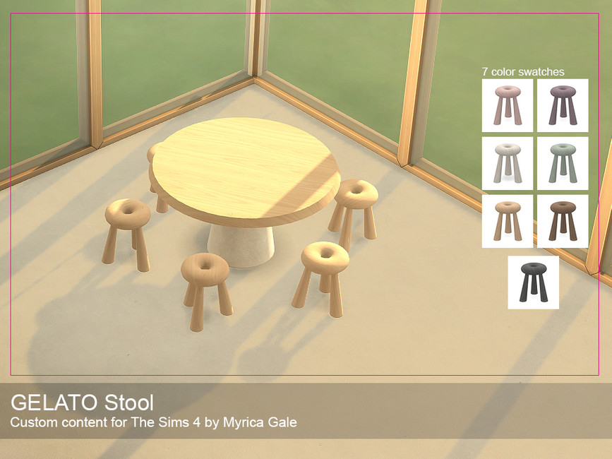 The Sims Resource - GELATO Stool