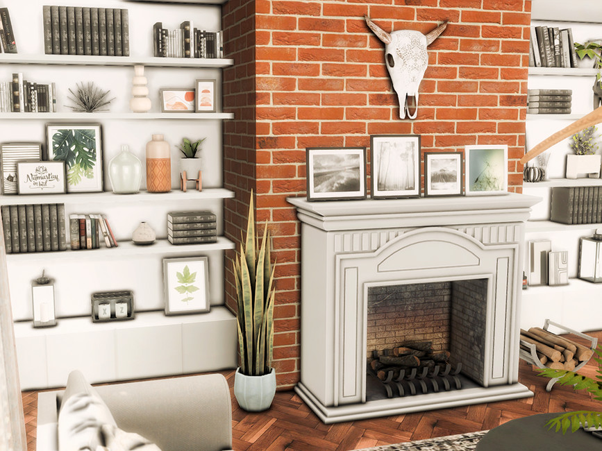 The Sims Resource - Reiko Living Room (TSR only CC)