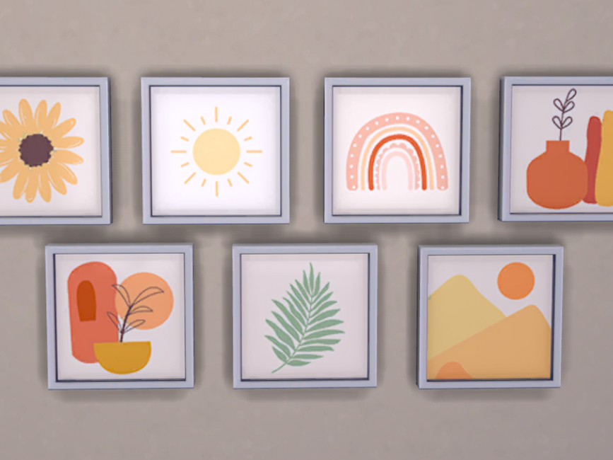 The Sims Resource - Minimalist Decorative Frames