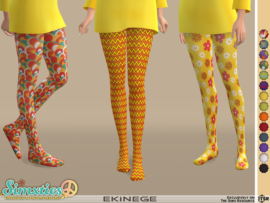 The Sims Resource - Simxties - Opaque Tights
