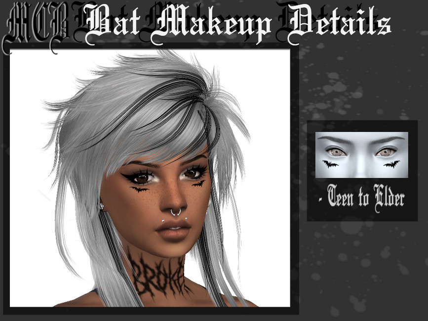 The Sims Resource - Bat Makeup Details