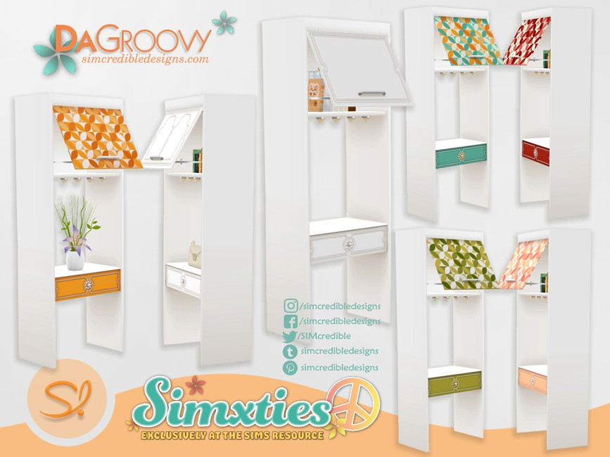 The Sims Resource - Simxties Da Groovy cabinet Opened