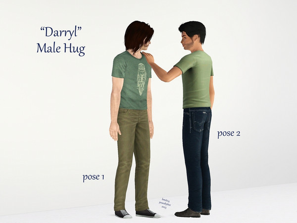 The Sims Resource - "Darryl' Male Hug