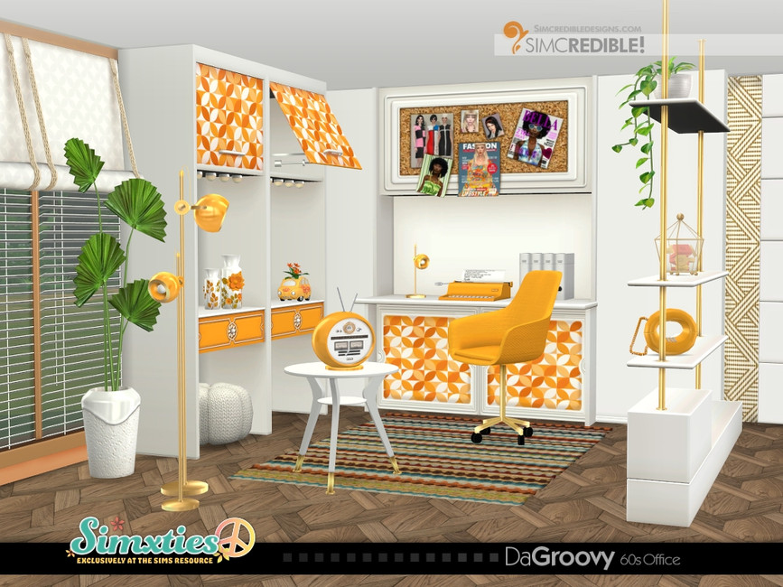 The Sims Resource - Simxties Da Groovy Office