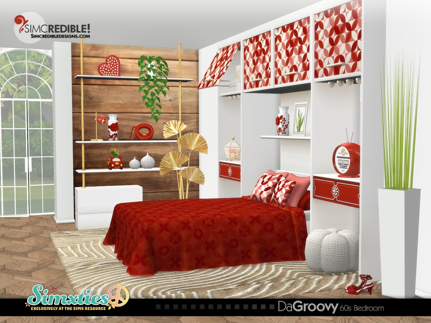 The Sims Resource - Simxties Da Groovy Bedroom