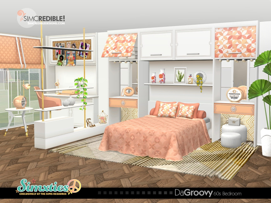 The Sims Resource - Simxties Da Groovy Bedroom