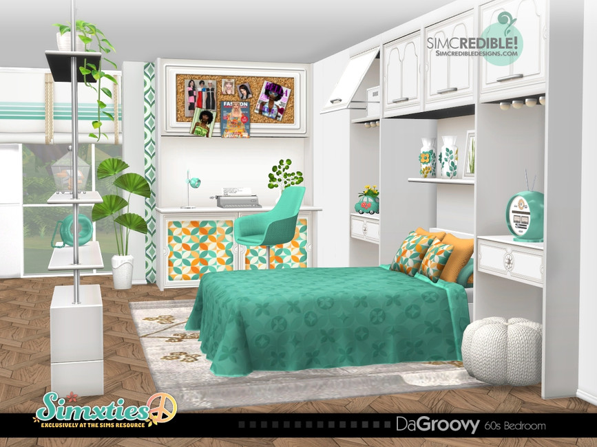 The Sims Resource - Simxties Da Groovy Bedroom