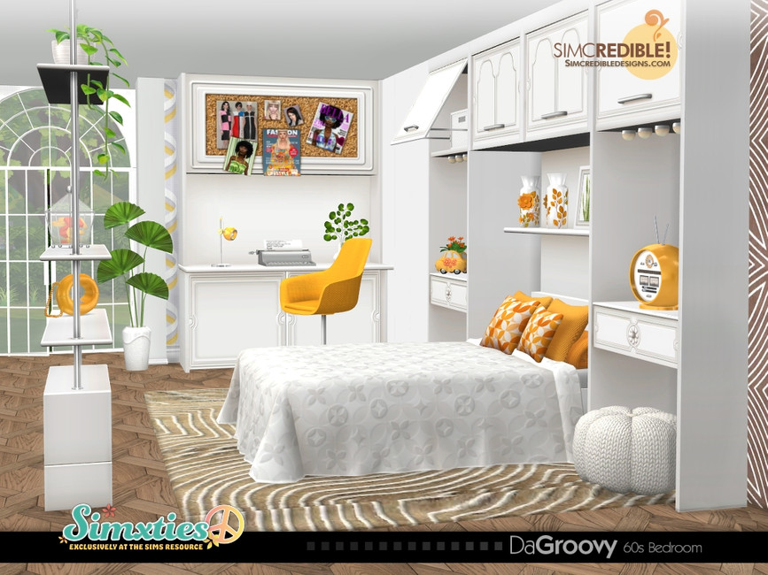 The Sims Resource - Simxties Da Groovy Bedroom